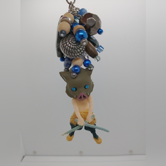 Accessories | Inosuke Hashibira Keychain Demon Slayer Kny Mini Figure ...